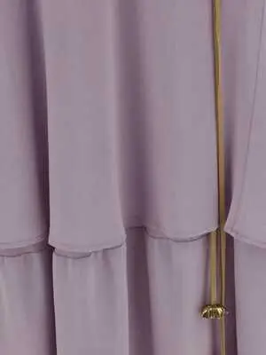 QUIRA Crepe Layered Midi Skirt