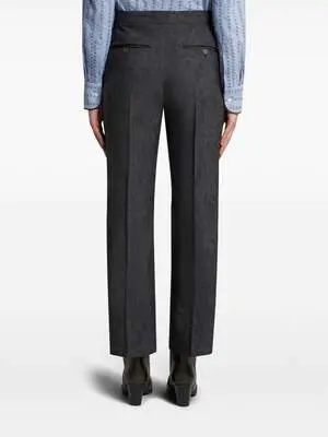 Etro Floral-jacquard Trousers