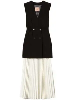 TWINSET Pleated Maxi Dress