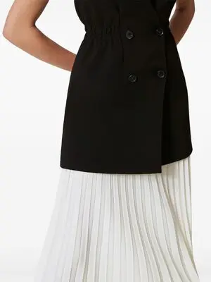 TWINSET Pleated Maxi Dress