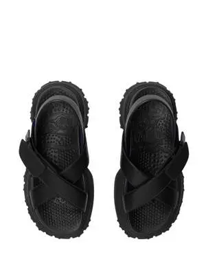Burberry Pebbled Leather Sandals