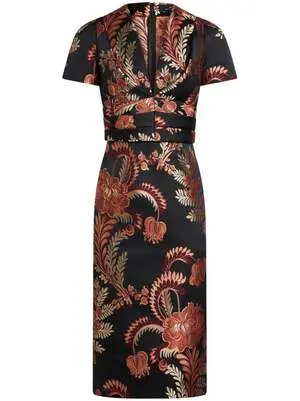 Etro Jacquard Midi Dress