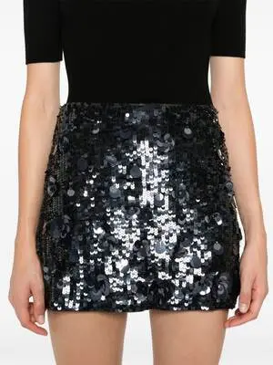 P.a.r.o.s.h Sequined Mini Skirt
