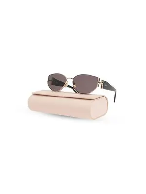 Chloé Logo-engraved Sunglasses - Black