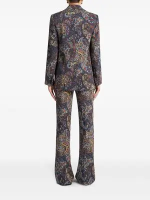 Etro Paisley-print Single-breasted Blazer