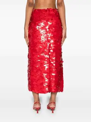 P.a.r.o.s.h Sequined Midi Skirt