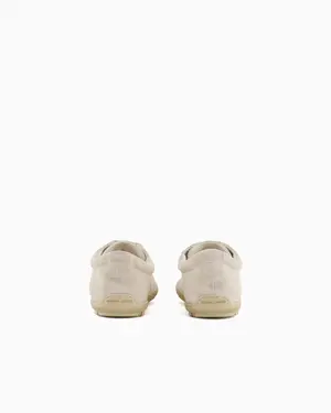 Giorgio Armani Suede Sneakers - White