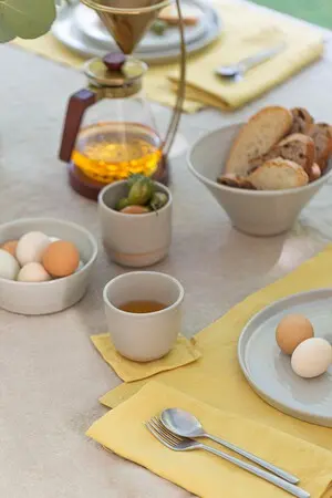 Velvet By Graham & Spencer Linen Placemat Natural