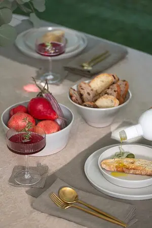 Velvet By Graham & Spencer Linen Placemat - Olive