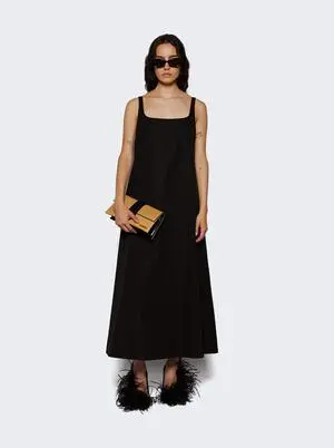 Jacquemus Le Bambino Long Shoulder Bag - Ivory And Black