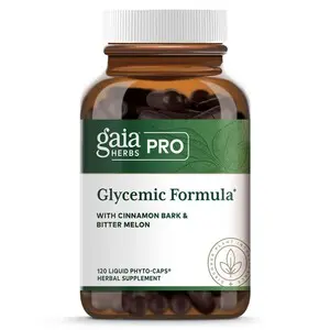 GAIA HERBS PRO Glycemic Formula 120 Capsules - One-color
