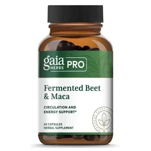 GAIA HERBS PRO Fermented Beet & Maca 60 Capsules - One-color