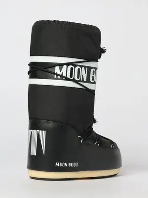 Moon Boot Tie Fastening Boots - Black