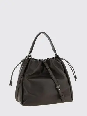 Brunello Cucinelli Leather Bucket Bag - Brown