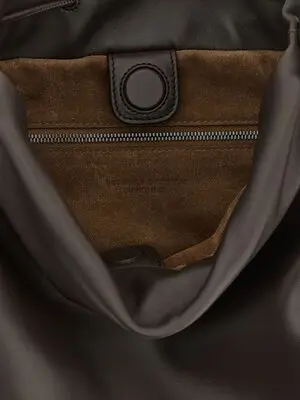 Brunello Cucinelli Leather Bucket Bag - Brown