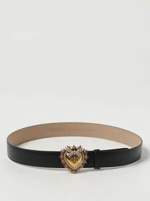Dolce & Gabbana Leather Belt - Black