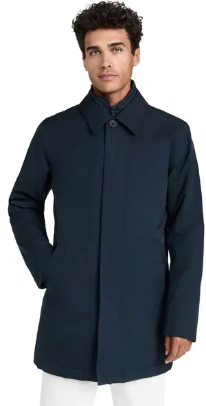 Nn07 Blake Coat - Navy Blue