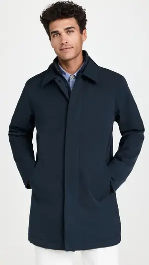 Nn07 Blake Coat - Navy Blue