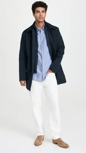 Nn07 Blake Coat - Navy Blue