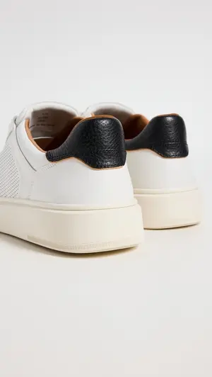 Allen Edmonds Oliver Leather Sneakers - White 100