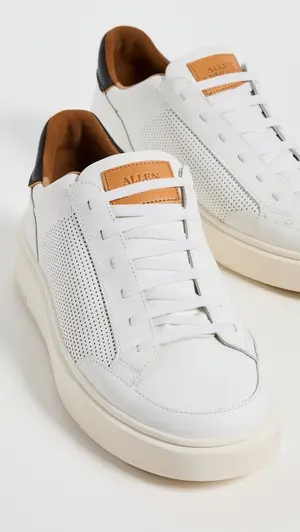 Allen Edmonds Oliver Leather Sneakers - White 100