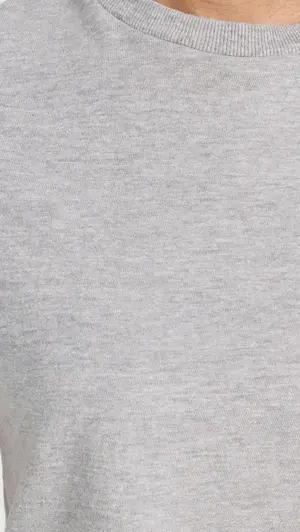 RE/DONE 50s Boxy Tee - Heather Grey