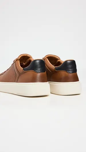 Allen Edmonds Oliver Leather Sneakers - Luggage 230