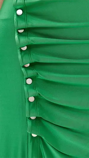 Rabanne Pleated Jersey Dress