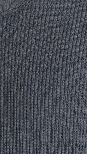 Rails Wade Waffle Thermal Long Sleeve Tee - Ink