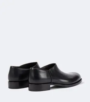 THE ROW Nobilis Leather Ankle Boots