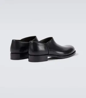 THE ROW Nobilis Leather Ankle Boots