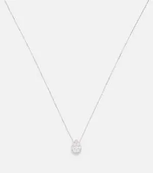PERSEE 18kt White Gold Diamond Necklace - Silver