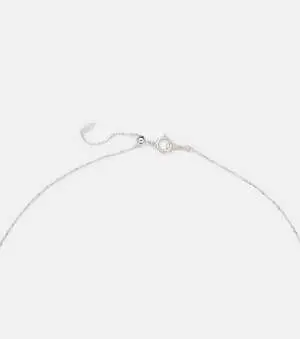 PERSEE 18kt White Gold Diamond Necklace - Silver