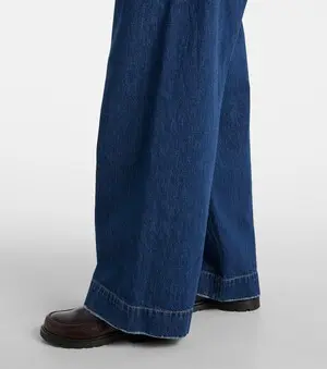 Plan C Mid-rise Wide-leg Pants