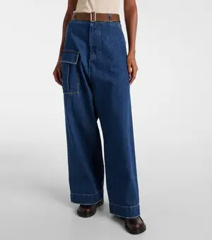 Plan C Mid-rise Wide-leg Pants
