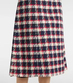 Carolina Herrera Tweed Midi Skirt
