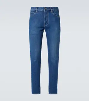 Loro Piana Quarona Slim Jeans - Blue