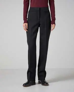 Veronica De Piante Riley Trousers In Wool Twill