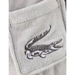 Lacoste René Logo-embroidered Cotton-terry Bathrobe