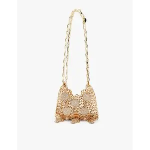 Rabanne 1969 Nano Medal Metal Shoulder Bag - Gold | Editorialist