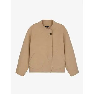 Soeur Windsor Relaxed-fit Wool-blend Coat - Nudes