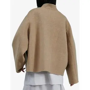 Soeur Windsor Relaxed-fit Wool-blend Coat - Nudes