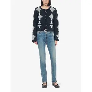 The Kooples Mid-rise Straight-leg Jeans