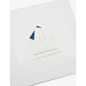 Smythson Thank You Very Much Greetings Card 15cm X 15cm