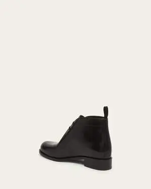 Giorgio Armani Bull Leather Chukka Boots