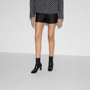 Gucci Horsebit Leather Ankle Bootie