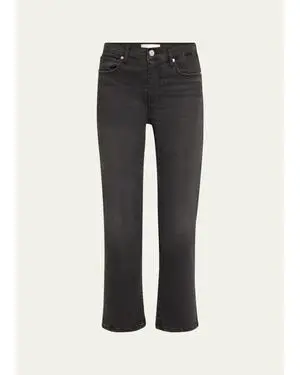 FRAME Le Sleek Straight Leg Jeans Meteor