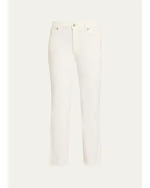 FRAME Le Sleek Straight Leg Jeans Natural
