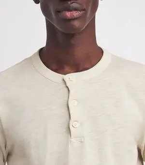 Citizens Of Humanity Cotton Henley T-shirt