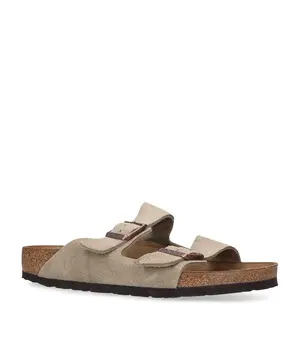 BIRKENSTOCK Suede Arizona Slides
